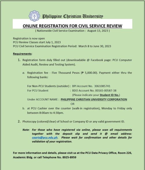 PCU Computer-Aided Audit, Review and Testing System (CAARTS) Civil ...