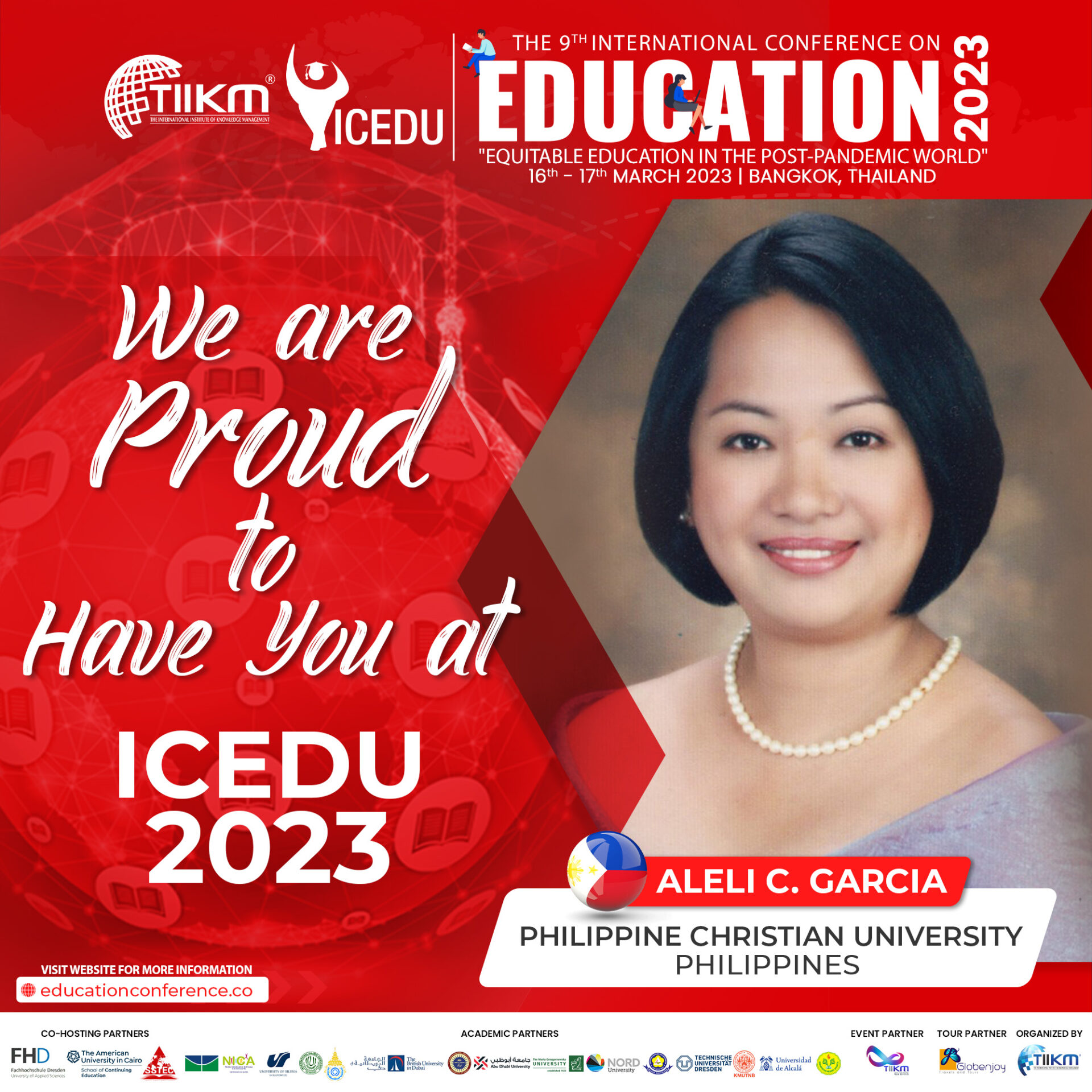 19th International Conference on Education – PCU Manila