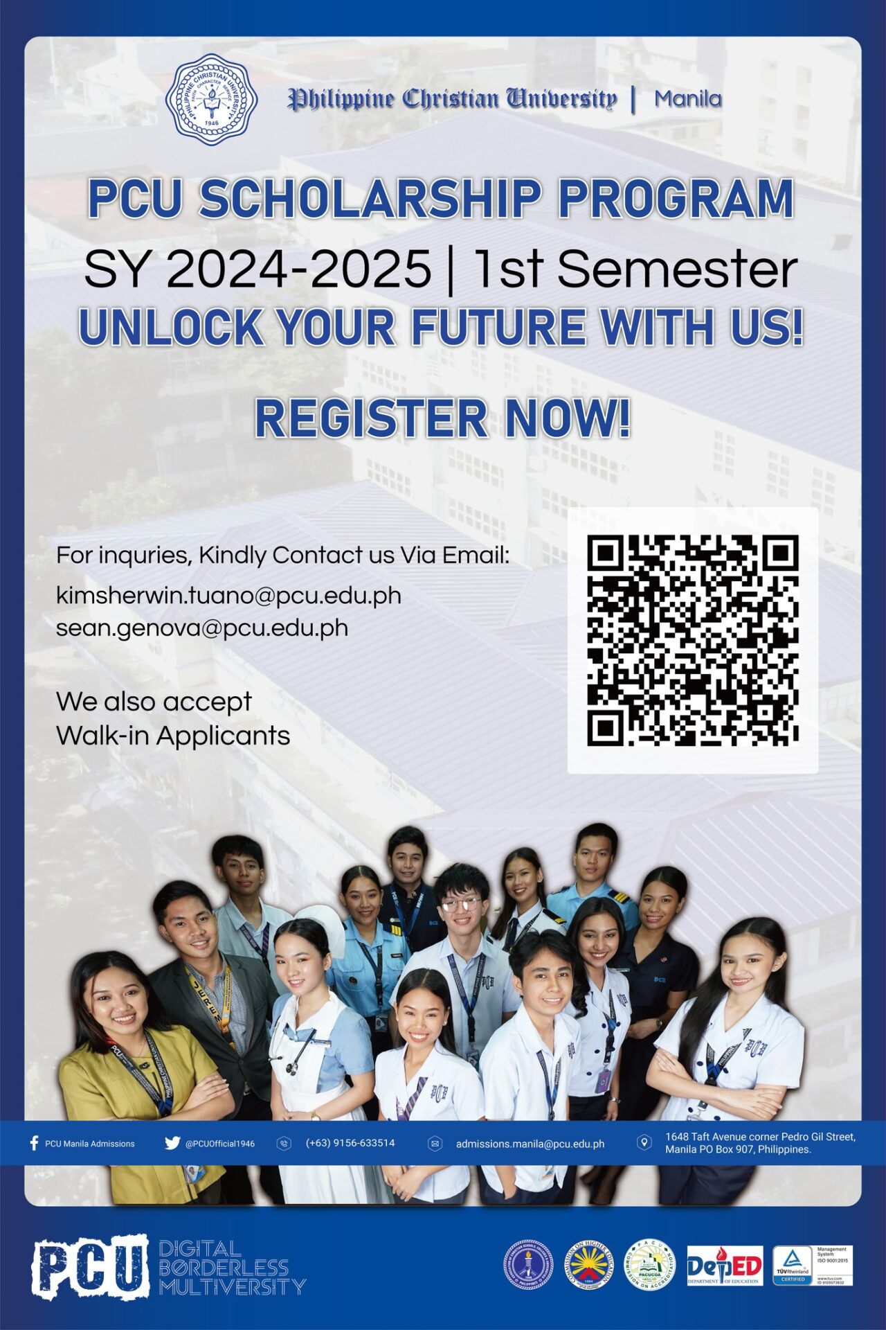 PCU Manila – Faith Character Service