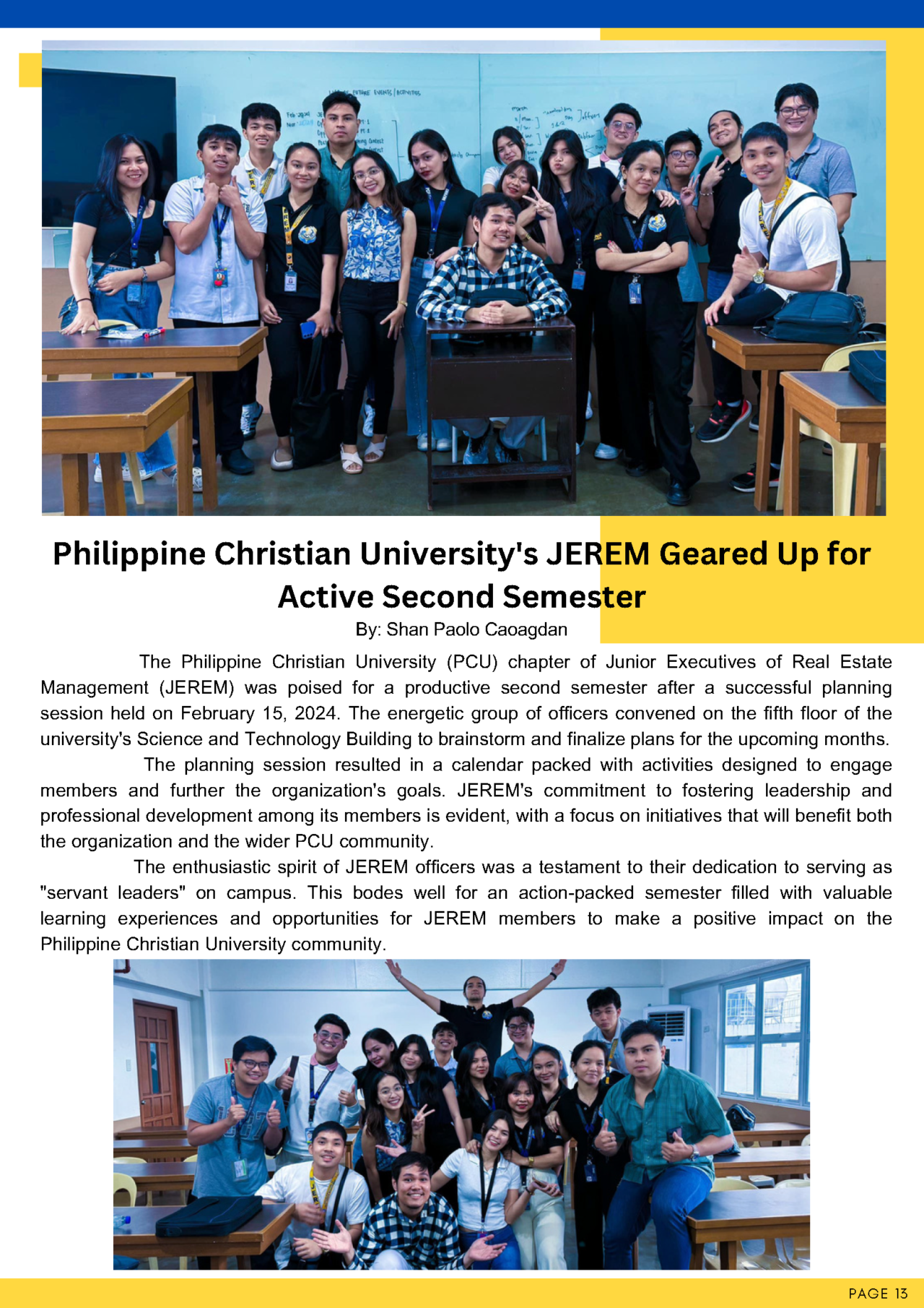 PCU CBAA NEWSLETTER ISSUE 1 – PCU Manila