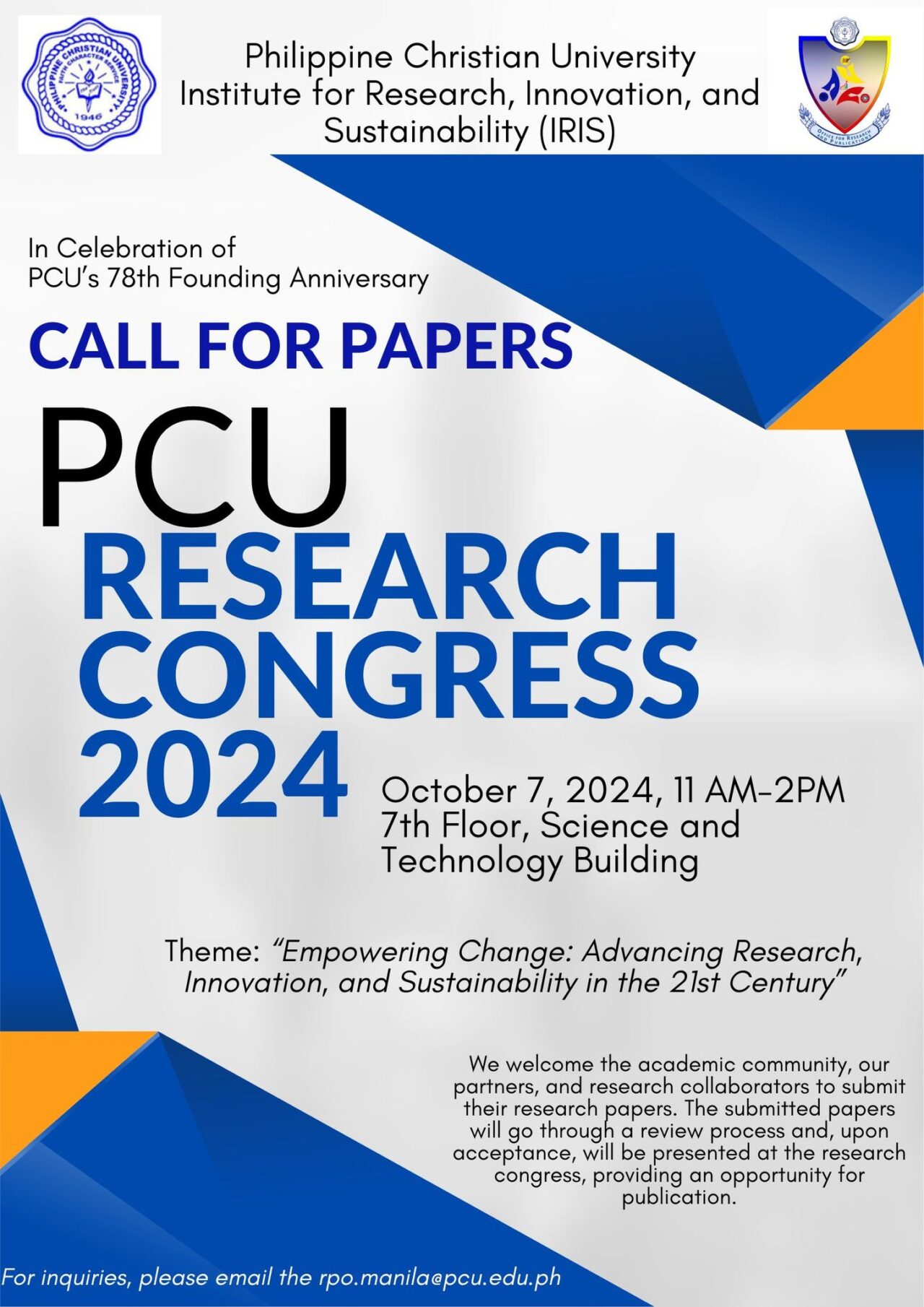 University Academic Extension Program – PCU Manila