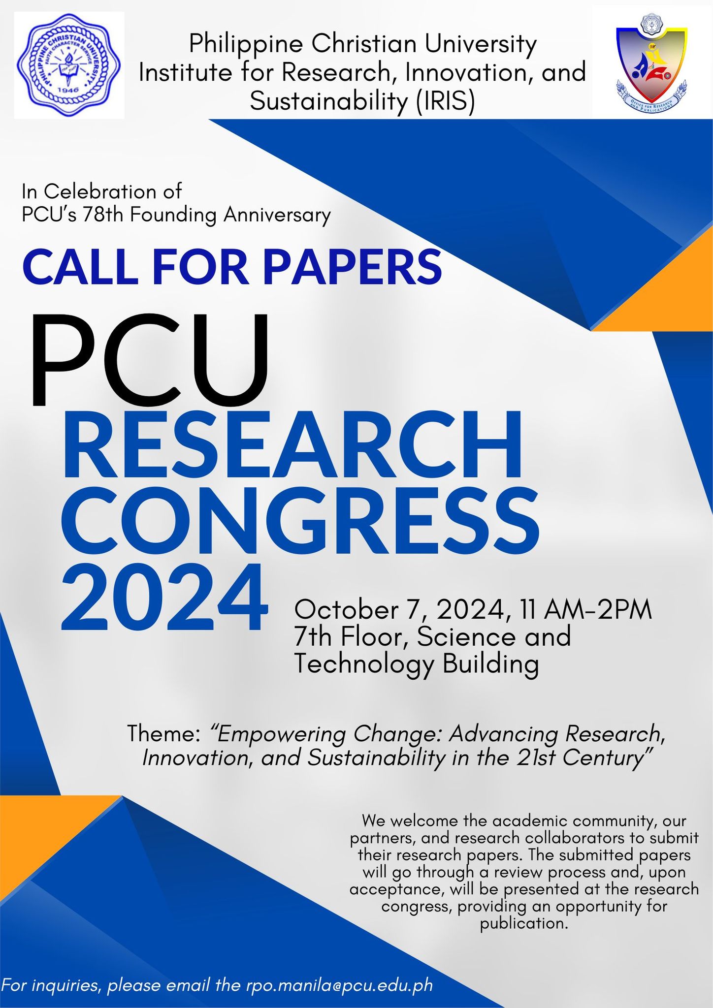 PCU Manila – Faith Character Service