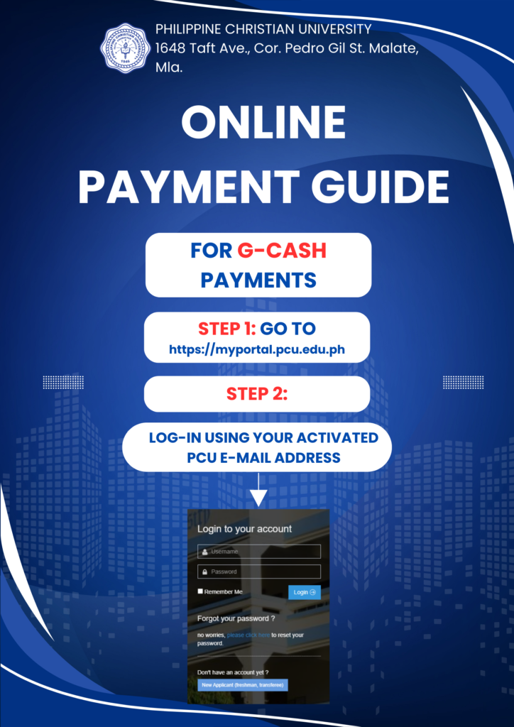 2C2P Gcash Payment – PCU Manila