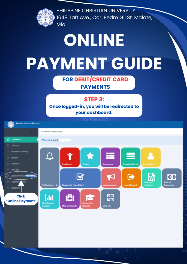 2C2P Debit/Credit VISA/Mastercard – PCU Manila