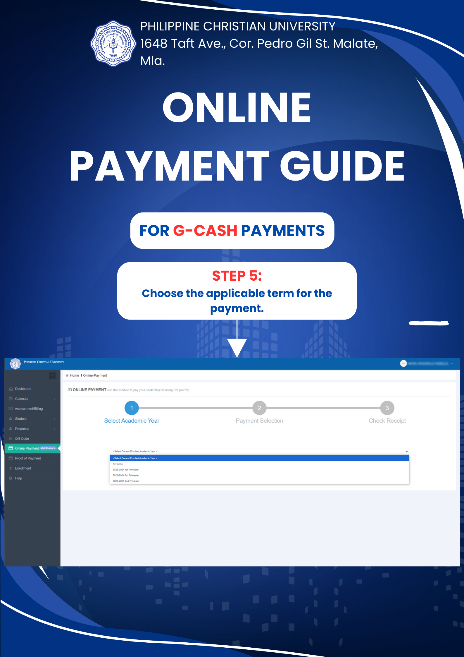 2C2P Gcash Payment – PCU Manila