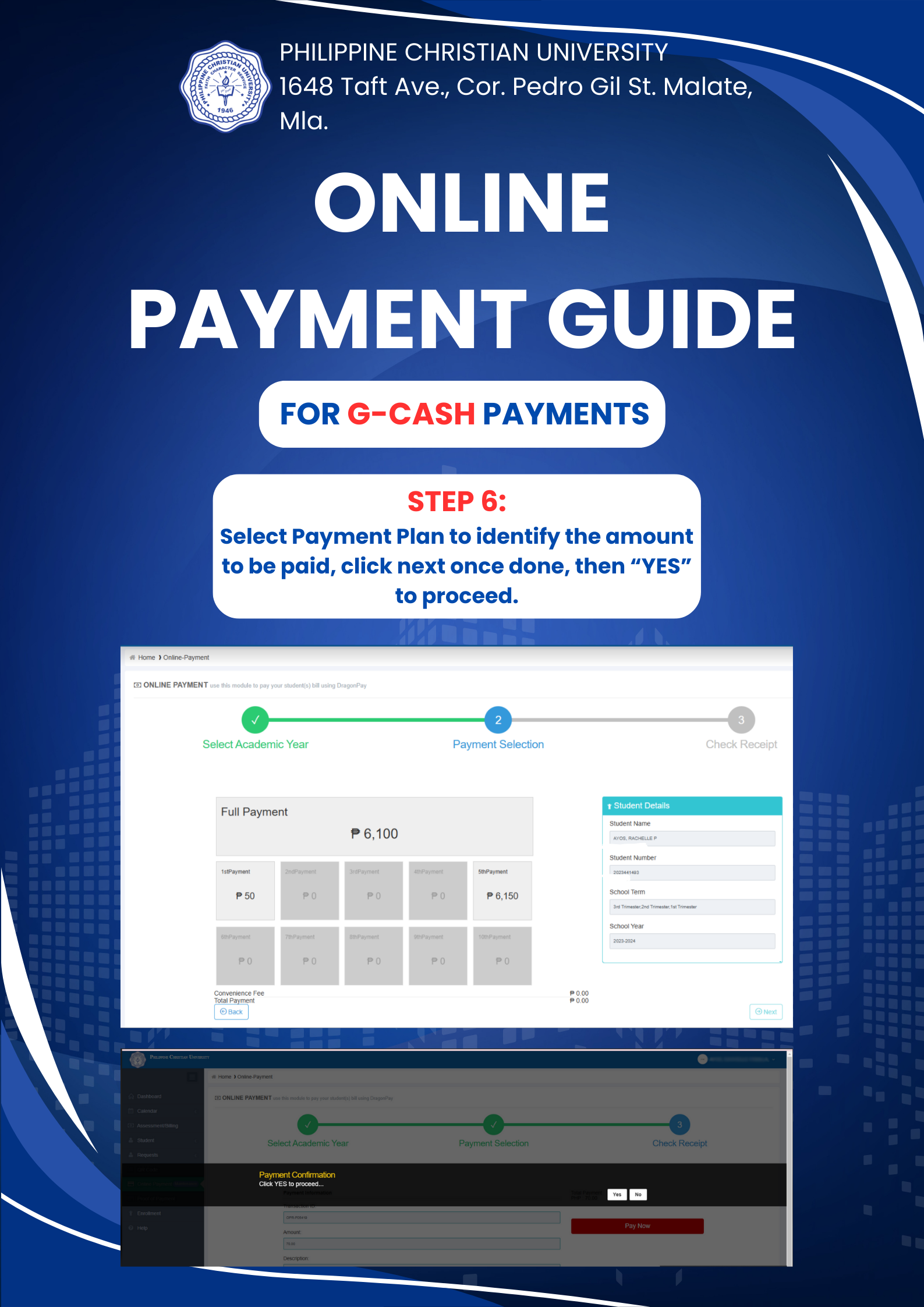 2C2P Gcash Payment – PCU Manila