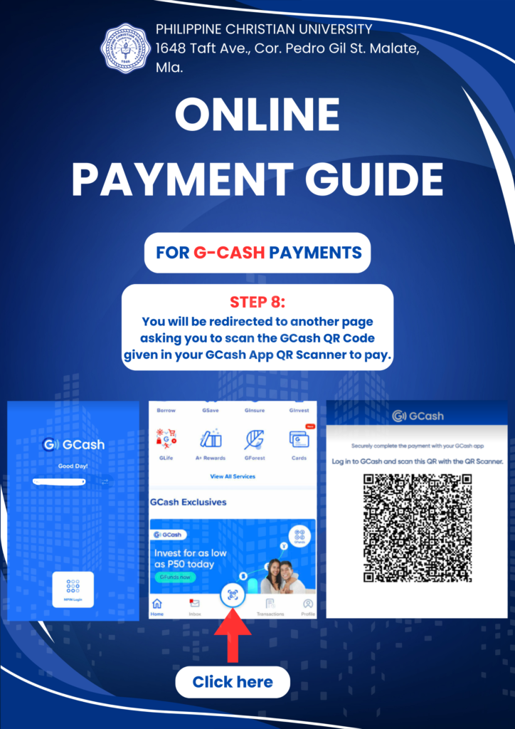 2C2P Gcash Payment – PCU Manila