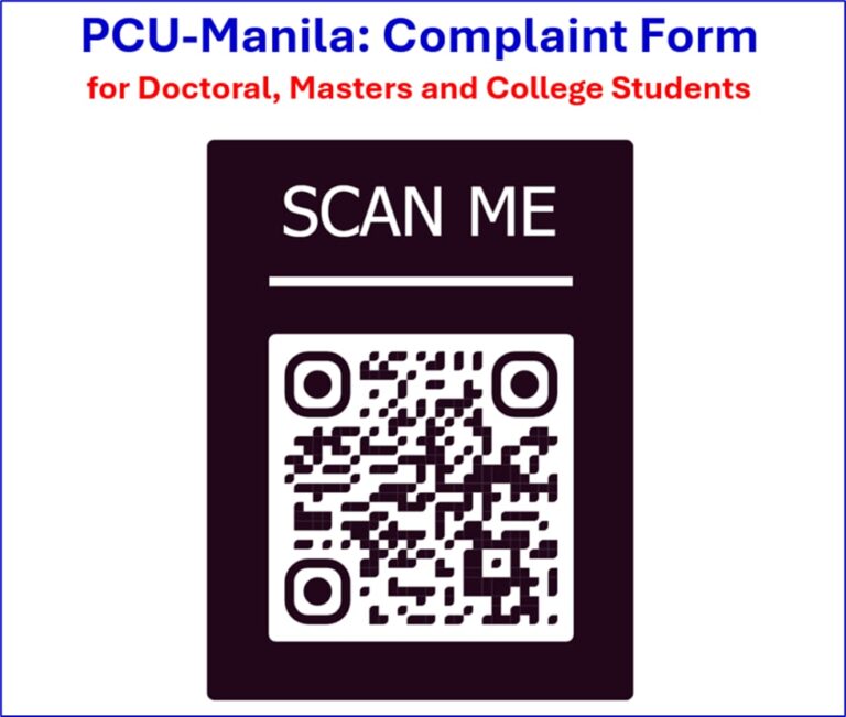 PCU Helpdesk – PCU Manila