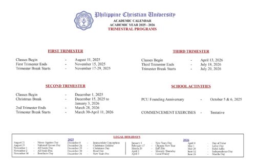 Graduate School – PCU Manila