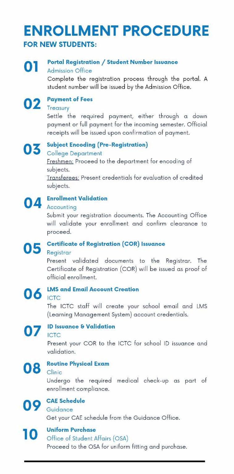 CASSW Summary of Course and Units (BA in Social Work) – PCU Manila